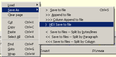 File Menu and ToolBar